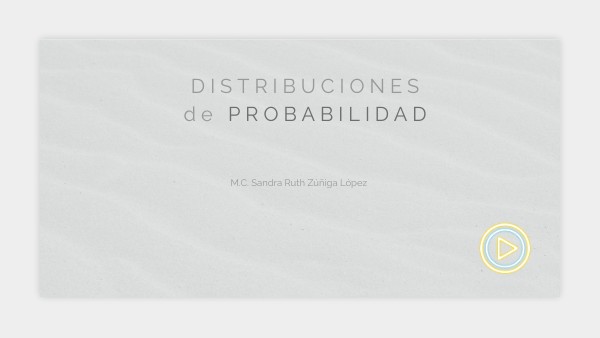 DISTRIBUCIONES DE PROBABILIDAD | Genially