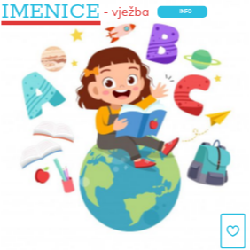 Imenice - vježba | Genially