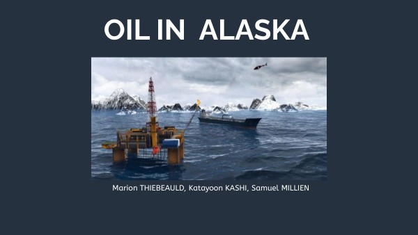 oil in the alaska