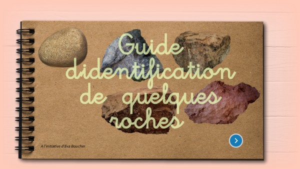 Identification des quelques roches - 2nd | Genially