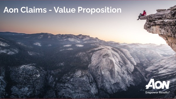 Aon Claims: Value PropositionPlantilla Aon rojo Junio2019 copia copia ...
