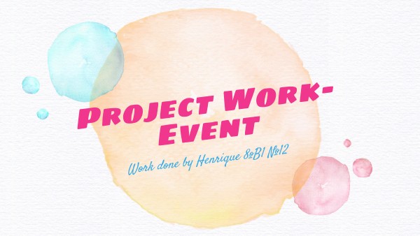 Project Work English 3