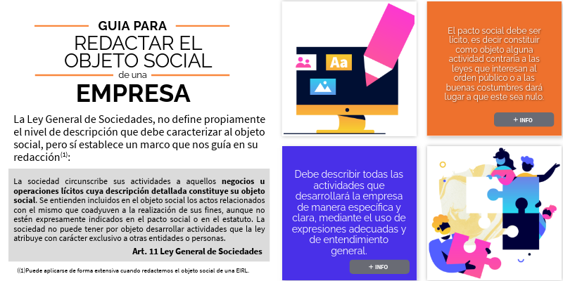 GUÍA PARA REDACTAR OBJETO SOCIAL DE UNA EMPRESA | Genially