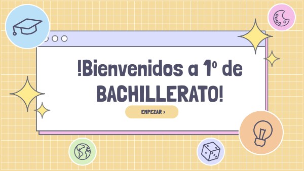 Presentación 1º BACH.
