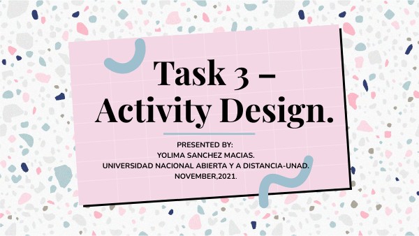 Task 3 – Activity Design | Genially