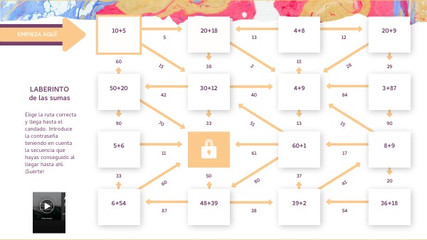 LABERINTO sumas | Genially