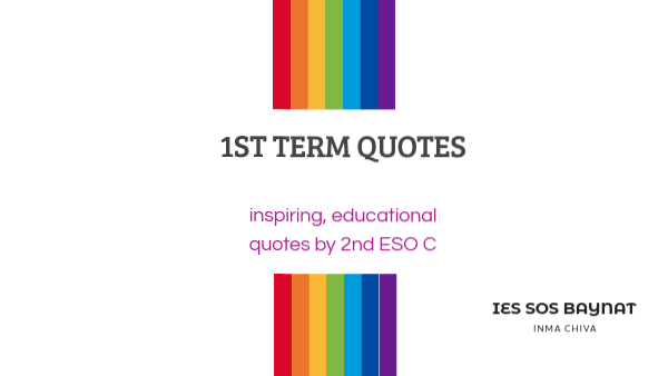 1ST TERM QUOTES | Genially