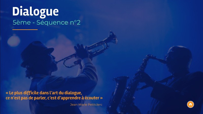 Dialogue en musique | Genially