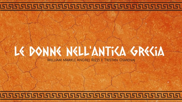 La donna nell'antica Grecia | Genially