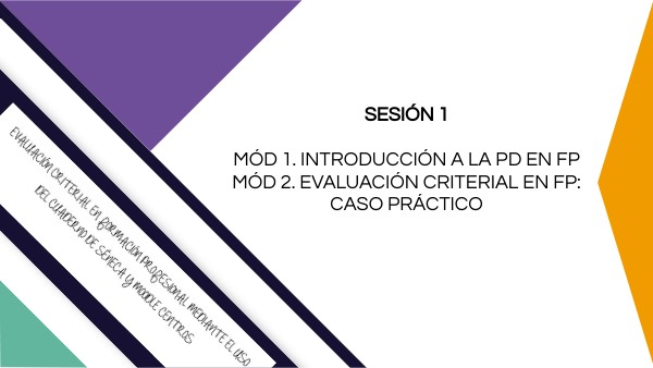 Curso 2023/2024 - Curso Evaluación criterial en FP 1