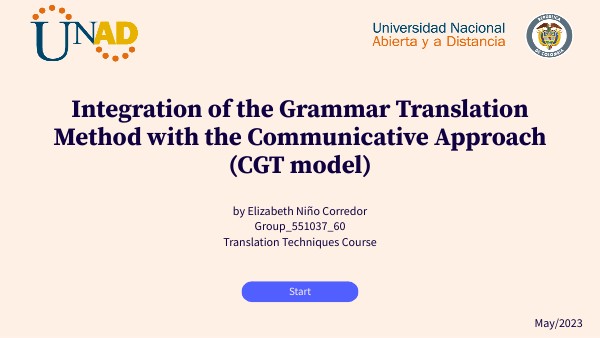 Grammar translation and Communicative Approach | Genially
