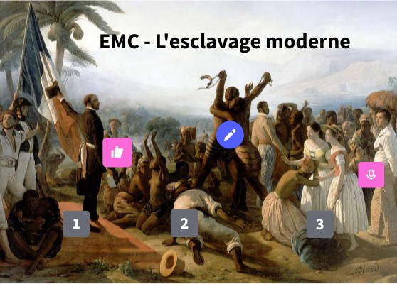 EMC l'esclavage moderne | Genially