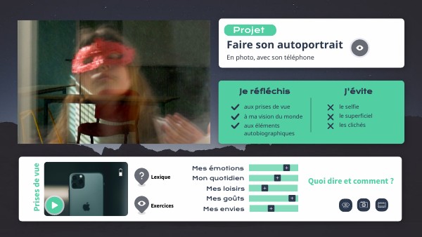 Faire son autoportrait en photo | Genially