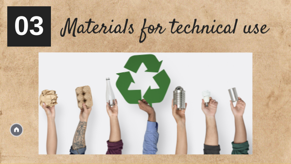 Unit 3. Materials for technical use