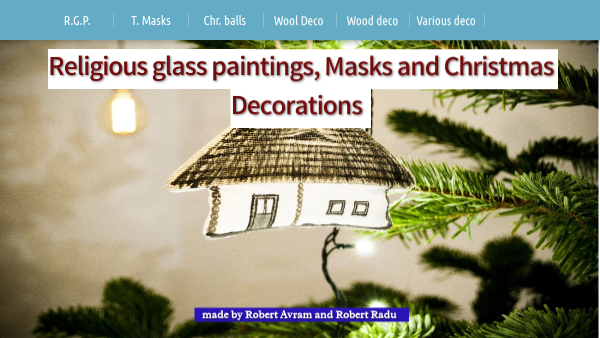 Religious glass paintings, Masks and Christmas Decorations | Genially