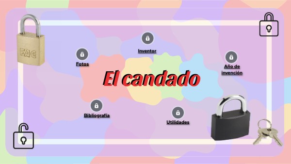 Mapa conceptual - El candado | Genially