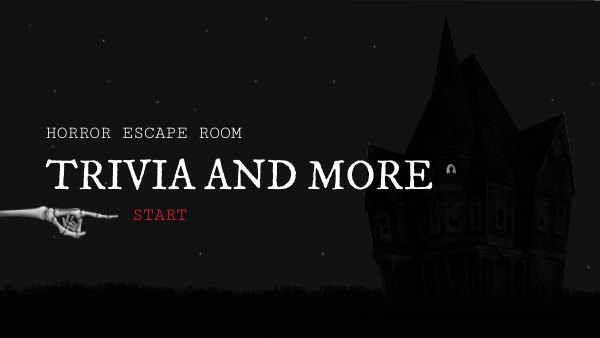 HORROR ESCAPE ROOM