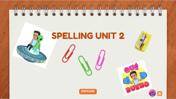 Spelling unit 2