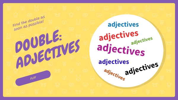 DOUBLE ADJECTIVES_TIC | Genially