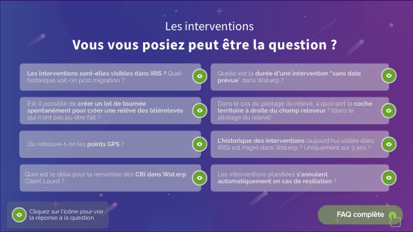 FAQ - Interventions