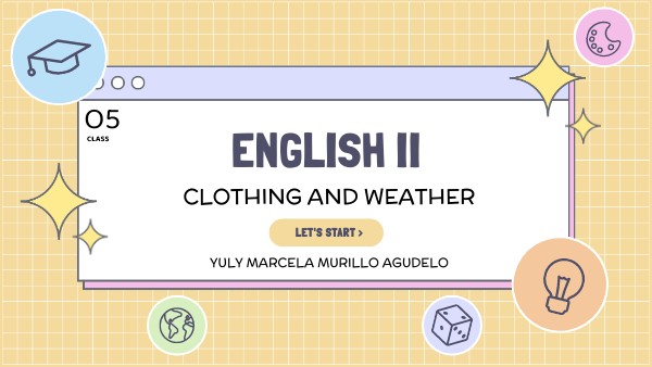 Class 05 - English II | Genially