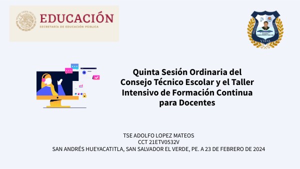 5TA SESIÓN CTE 2024