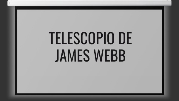 Telescopio de James webb
