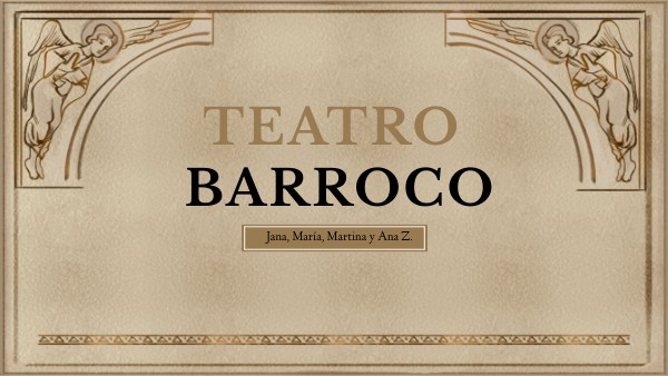 Teatro barroco