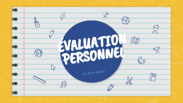 ÉVALUATION PERSONNEL | Genially