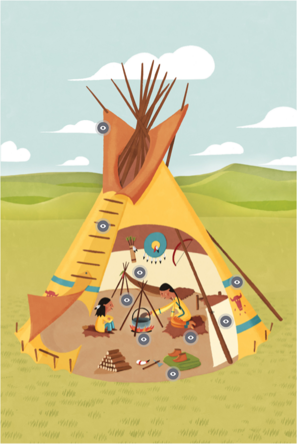 El tipi: el niu dels indis