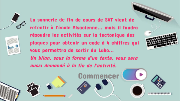 Escape Game/Tectonique - 4ème copie | Genially