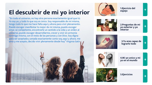 El descubrir de mi yo interior | Genially