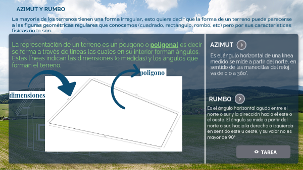 azimut y rumbo
