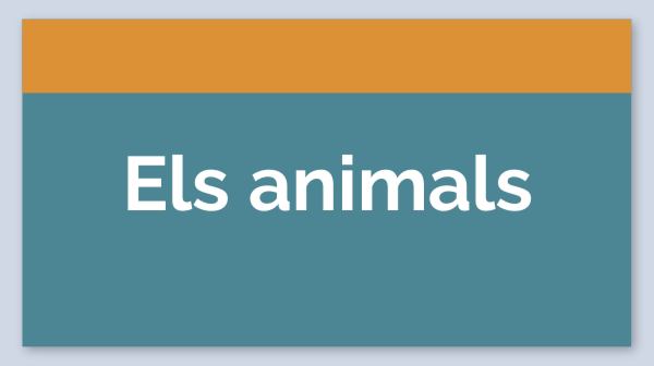 Els animals | Genially