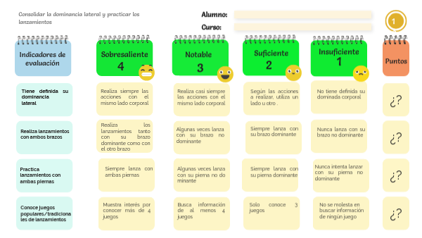 Rúbrica UD8 | Genially