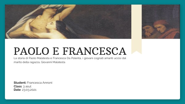Paolo e Francesca | Genially