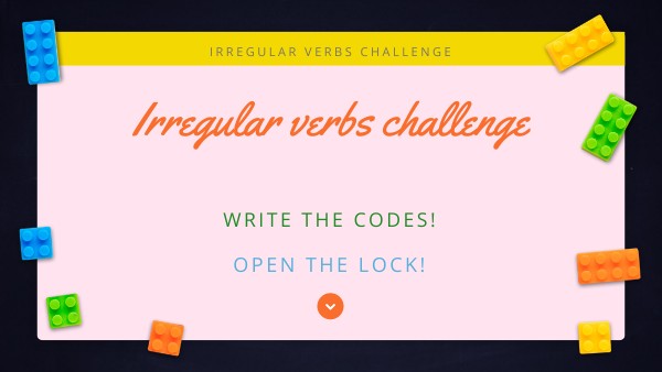CUBES QUIZirregularverbs | Genially
