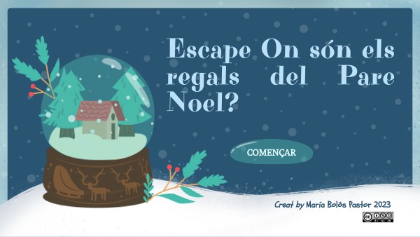 ESCAPE ROOM ¿DÓNDE ESTÁN LOS REGALOS DE PAPA NOEL? | Genially