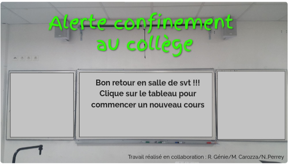 Alerte confinement DIFFUSION