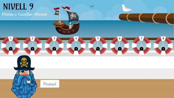 NIVELL 9: pirates a CASTELLAR-OLIVERALLLAR