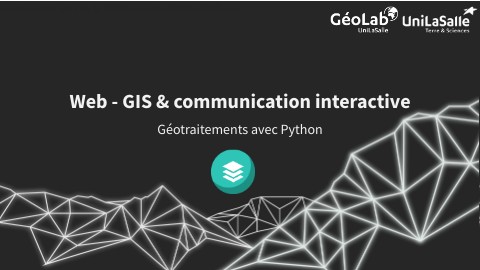 Lecture course Spatial processing Python - Web GIS