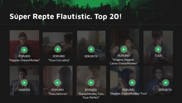 Súper Repte Flautístic. Top 10.
