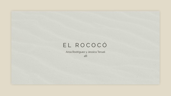 ROCOCÓ | Genially