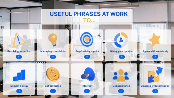 Useful phrases at work | Genially
