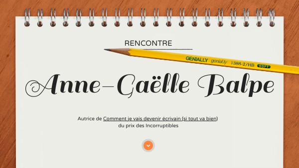 Rencontre Anne-Gaëlle Balpe | Genially