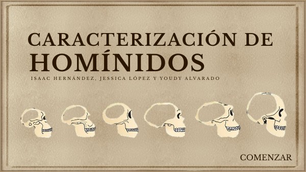 Presentación homínidos | Genially