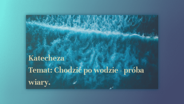 R - Chodzić po wodzie - próba wiary. | Genially