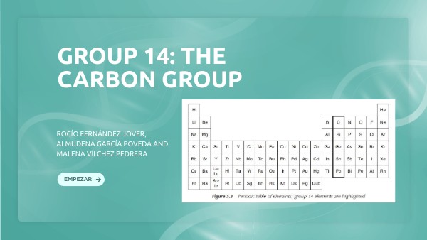 GROUP 14 chemistry | Genially