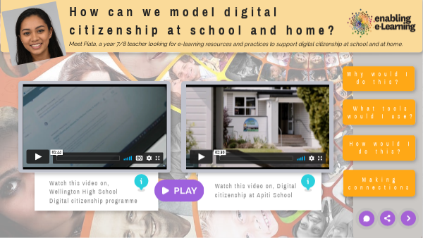 Digital citizenship at school and home