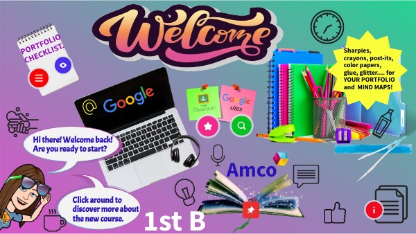 FIRST DAY PRESENTATION 1st B 2023-2024